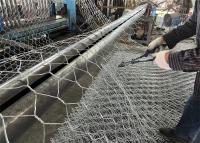 China Galvanized Gabion Box 1m-2m Width 80x100mm Mesh Size for Erosion Control for sale