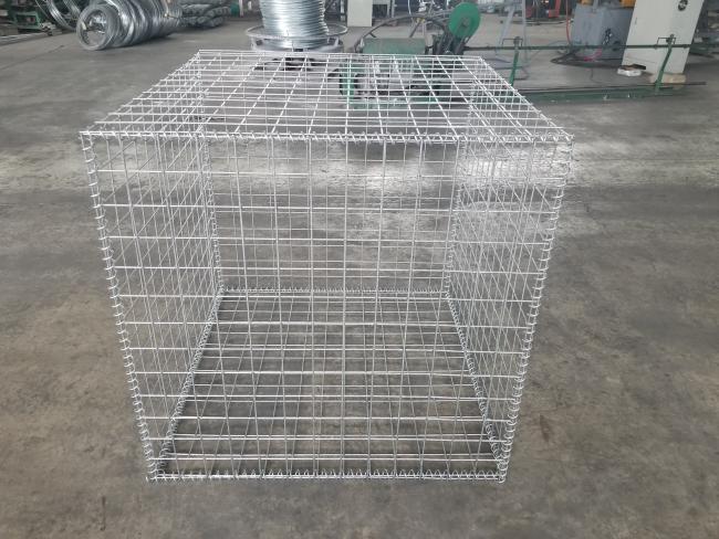 Welded Galfan Gabion Baskets Square Hole For Coastal Erosion Protection