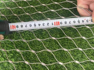 China Rede de cordas de aço inoxidável 304 ️ Malha de cabo durável para pássaros e plantas, ideal para criação de aves de capoeira, segurança no jardim e campos de futebol à venda