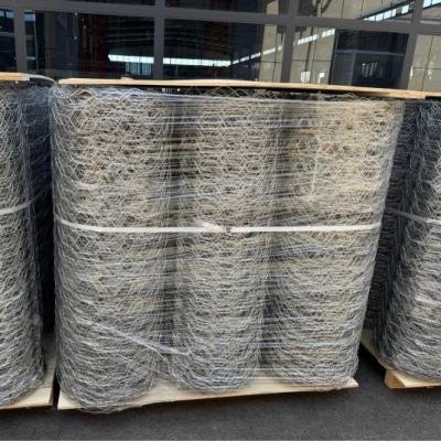 China Rolos de malla de alambre de gabión galvanizado 80x100 Tamaño del agujero 2,70 mm Diámetro del alambre en venta