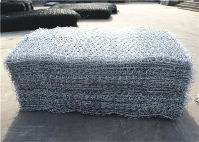 China 2x1x0,5m gegalvaniseerd staal zeshoekig gabion gaas 100x120mm 230g/m2 Te koop