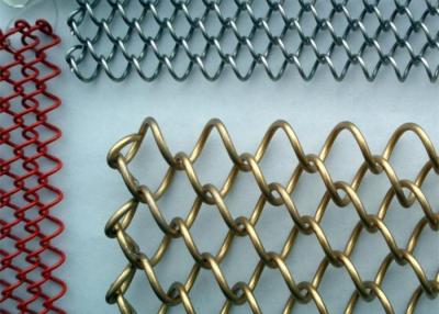 China Chain Link Decorative Wire Mesh 40% - 85% Open Area ISO9001 Approved for sale