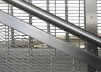 China Stainless Steel Architectural Facade Woven Wire Mesh 1-30 Meter Length with 2-12.2 kg/m² Weight Options for sale