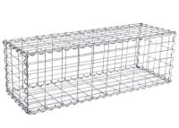 China Galvanized Welded Mesh Gabion Planter 2x2 Inch Square Hole 4mm Wire for sale