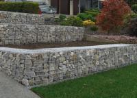 China Zinc Coated Welded Mesh Gabion Baskets 2m x 1m x 1m for Garden Walls & Soil Retention for sale
