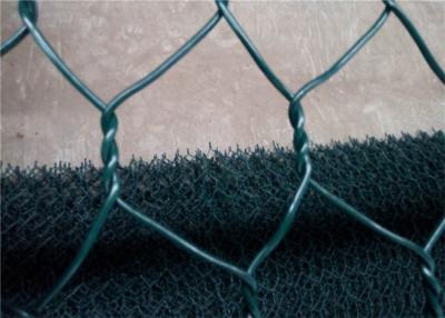 China Constructure PVC Coated Gabion Box / Plastic Coated Wire Mesh Baskets for sale