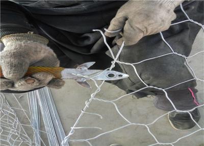 China Rockfall Protection Wire Mesh Rock Retaining Wall Pvc Coated Surface for sale