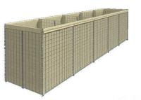 China PVC Coated Sand Barrier Retaining Wall with 4.0-5.0mm Wire Diameter and 250g-400g Geotextile for Military Defense for sale