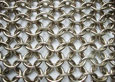 China Stainless steel wire mesh screen, decorative ring mesh curtains for building for sale