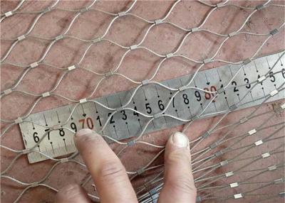 China 1.2mm Wire OD Stainless Steel Ferrule Wire Rope Mesh for sale