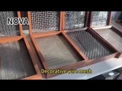 Het duurzame van de de Draaddoek van het Roestbewijs Decoratieve Messing Met hoge weerstand
