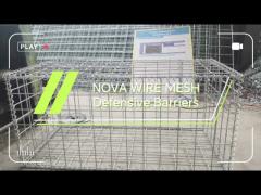 Military-Grade Galvanized Welded Mesh Retaining Walls for Perimeter Security