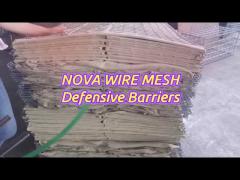 NOVA WIRE MESH-Modular Steel Defensive Wall - Snelle montage voor grenspatrouilleposten