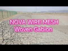 “Zwaargewicht geweven gabion - 8 mm draad voor bescherming tegen rotsval in bergachtige gebieden