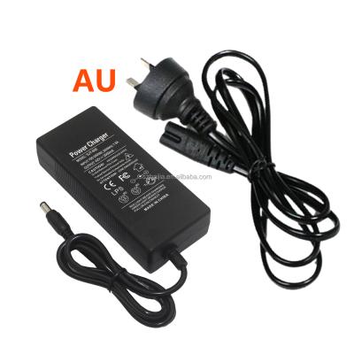 China 42V 2A  AU Head DC Electric Scooter Charger Adapter E Scooter Battery Charger for sale
