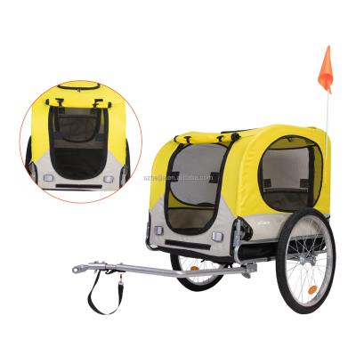 China Foldable Utility Baby Kids Bicycle Parts Pet Carrier Trailer ABS Material for sale