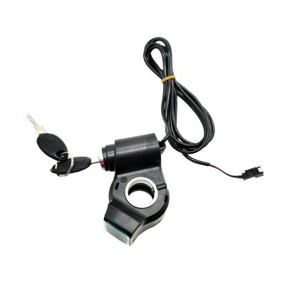 China KUGOO M4 10 Inch Electric Scooter Parts Electric Scooter Voltmeter With Key Ignition Switch for sale