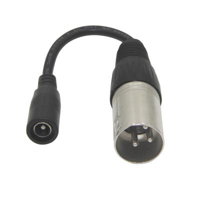 China Wear Resistant Electric Scooter Charger Cable Male DC to Pin 3 Triangle Plug Connection Cable for sale