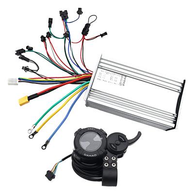 Cina Display acceleratore dual-drive 72V 50A di fascia alta per scooter elettrico in alluminio a 12 tubi con DAMAO LCD dual-control in vendita