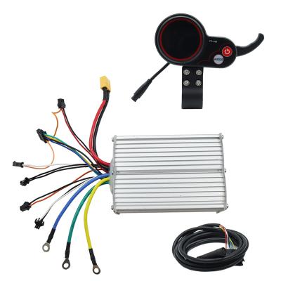 Cina Set controller per Kugoo M5 48V30A con acceleratore a rotazione integrato, display LCD e accessori per monopattino elettrico Elektroroller in vendita