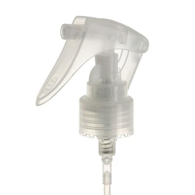 China Adjustable Nozzle Mini Trigger Pump Custom Color Bottle Trigger For Skincare And Travel for sale