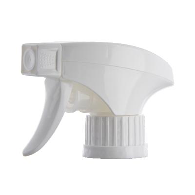 China Double Cover Trigger Sprayer Nozzle 1.2CC Double Mist Trigger Sprayer White for sale