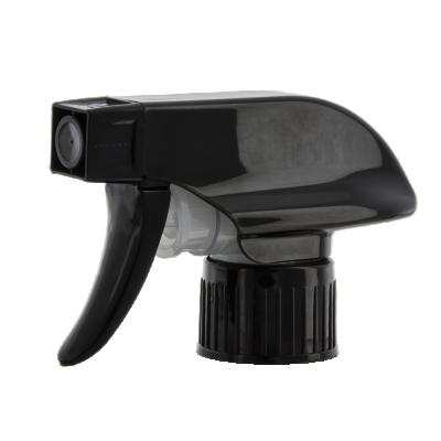 China All Plastic Spray Bottle Nozzles 28 410 Black Spray Trigger Adjustable Spray Household for sale
