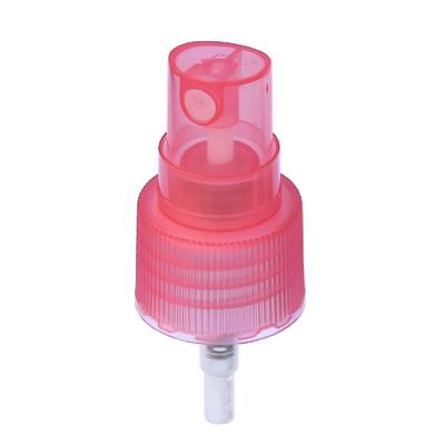 China Ribbed Aluminium Fine Mist Sprayer Precision SS Spring Pink Mister With Pump for sale