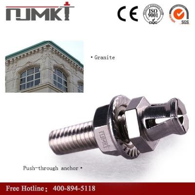 Cina 304 316 NJMKT Stainless Undercut Anchor for Curtain Wall/Facade Certification ETA in vendita