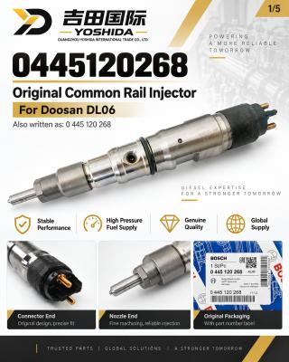 China 400903-00046 Original BO-SCH Excavator Fuel Injector For Doosan DL06 DX140 for sale