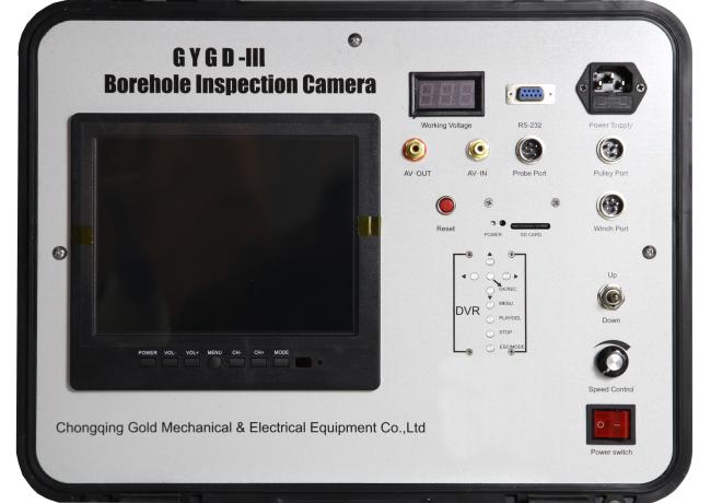 200m Panoramic camera borehole video camera borehole inspection camera