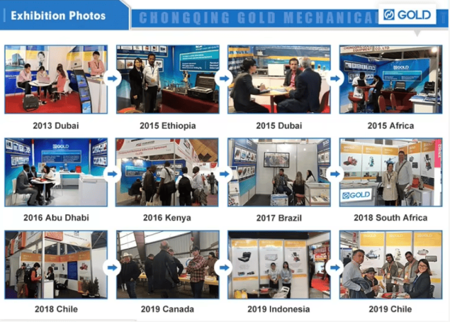 Geophysics Instruments exhibition booth showcasing products