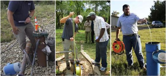 Water level meter technical components