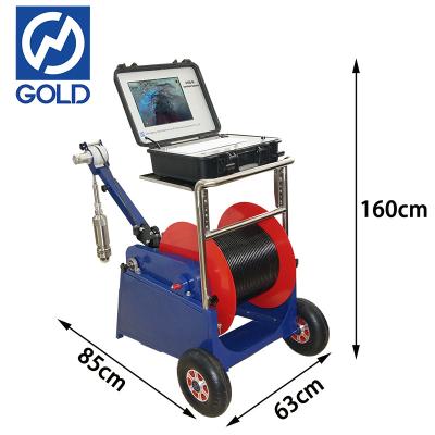 China 100M 300M 500M Borehole Inspection Camera Dual Rotary Panoramic Underground Water Detection Water Well Camera for sale