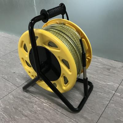 China Portable Length 30m-500m Water Level Gauge Depth Indicator Steel Ruler Cable Water Level Meter Well Depth Gauge for sale