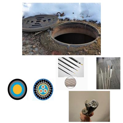 China Cable de pozo de inyección de agua con protección de 0,32 mm y construcción de cobre 19 × 0,26 mm en venta