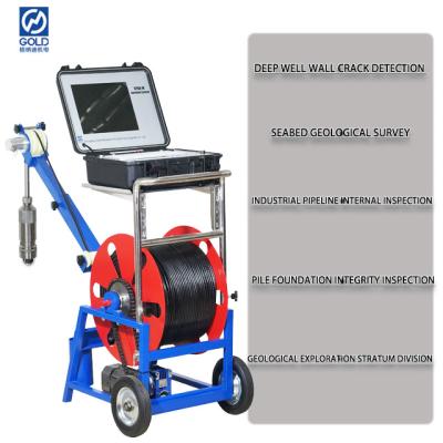 China Heavy-Duty Steel Rotary Borehole Inspection Camera for Industrial Pipeline Borehole Tests for sale
