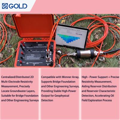 중국 엔지니어링 지질 프로젝트의 중앙 다중 전극 저항성 조사 시스템 판매용