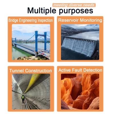 Cina Diametro Materiale Acciaio Foro Sismico Ricevitore Sismografo Ingegneristico per Rilievi Sismici Multi-onda in vendita