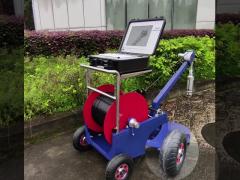 360 graden beeld auto kabel arrangement boring gat inspectie camera