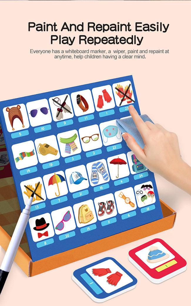 Stepwise Thinking Intelligent Board Games , Guess What Card Game DaDa'S Accessories 0