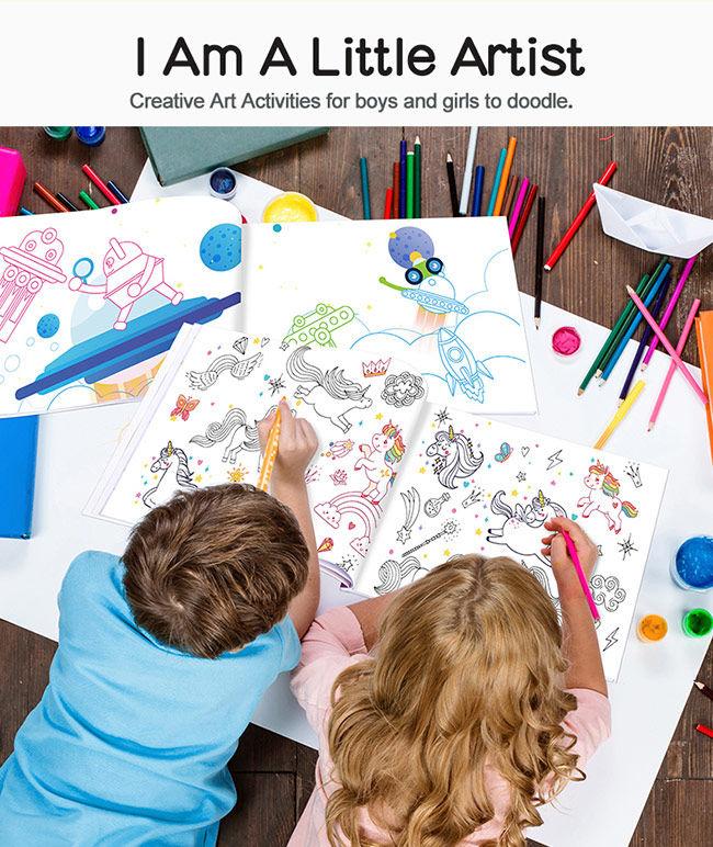 Interactive Creative Inspire Toddlers Coloring Book Stress Relief Drawing Book 2