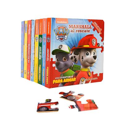 Cina Timbratura calda del cartone DIY del libro su ordinazione di puzzle per i bambini in vendita