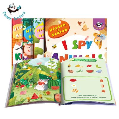 Cina Giardino della spia del libro illustrato I di Matt Lamination Hide And Seek per i bambini in vendita