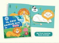 China Baby'S First Colouring Book , Intelligence Development Animals Coloring Book for sale