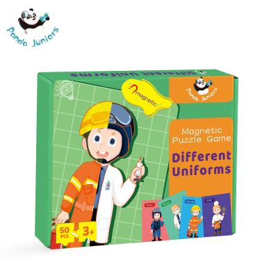 Cina Uniformi differenti di Ocupation del gioco educativo magnetico del puzzle per i bambini in vendita