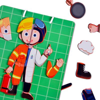 China Het verschillende Spel van het Uniformen Cognitieve Magnetische Raadsel voor Jonge geitjesgift Te koop