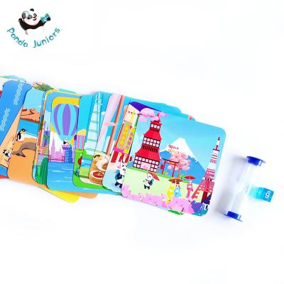 Cina Carte di Brain Exercise Kids Learning Flash, giochi con le carte variopinti di Brainbox di paesaggio in vendita