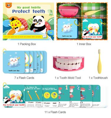 Cina Insiemi interattivi del libro di spazzolatura di dente dei giocattoli di sviluppo di prima infanzia per i bambini in vendita