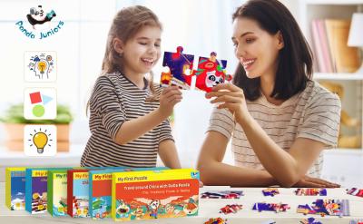 Cina Il puzzle del pavimento del cartone gioca i giochi del puzzle del livello-Su per i bambini in vendita
